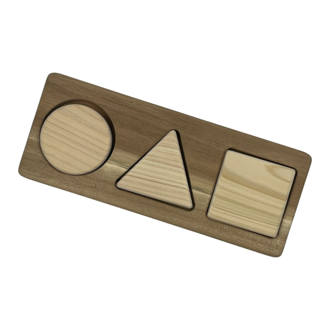 Three Shape Puzzle | Montessori Child