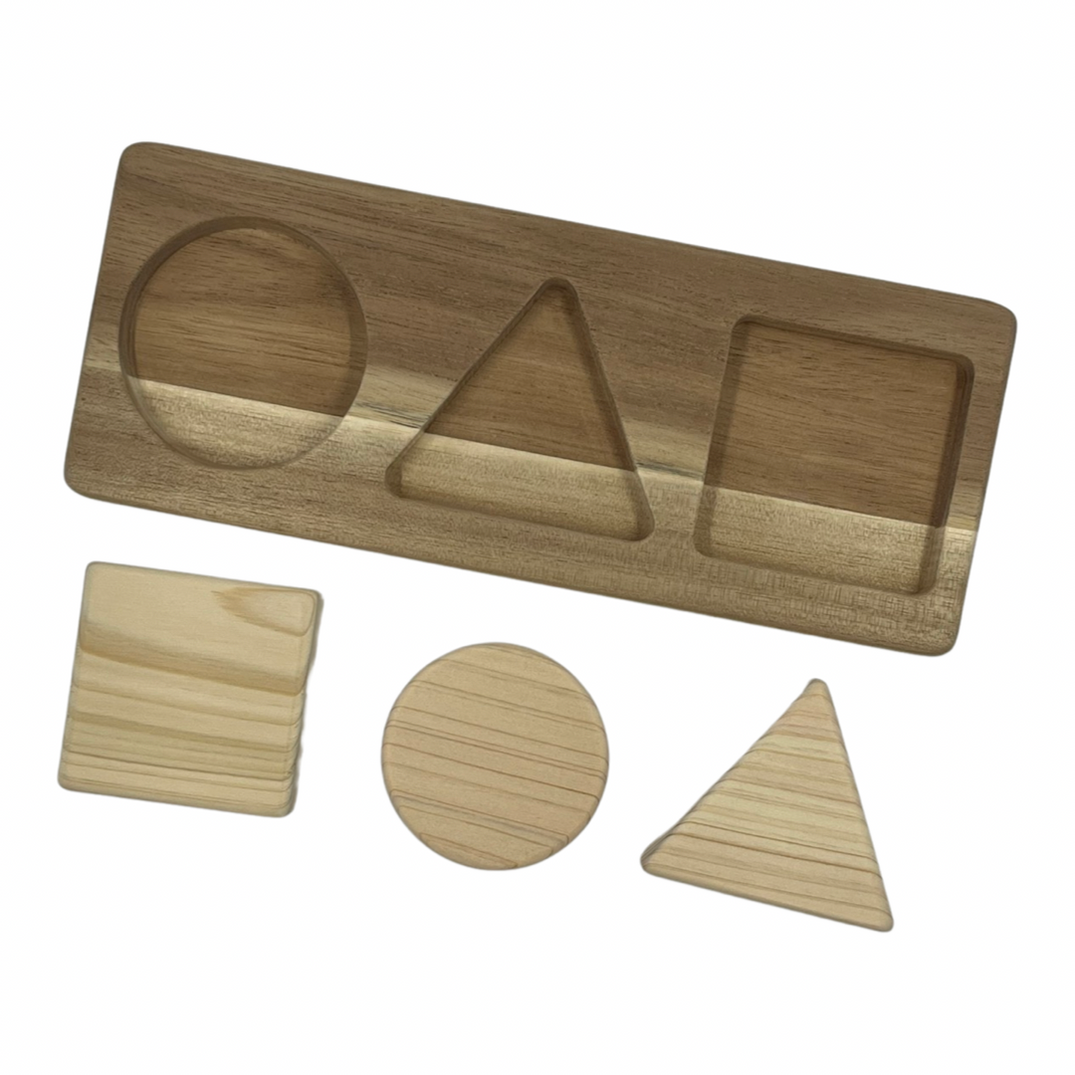 Three Shape Puzzle | Montessori Child